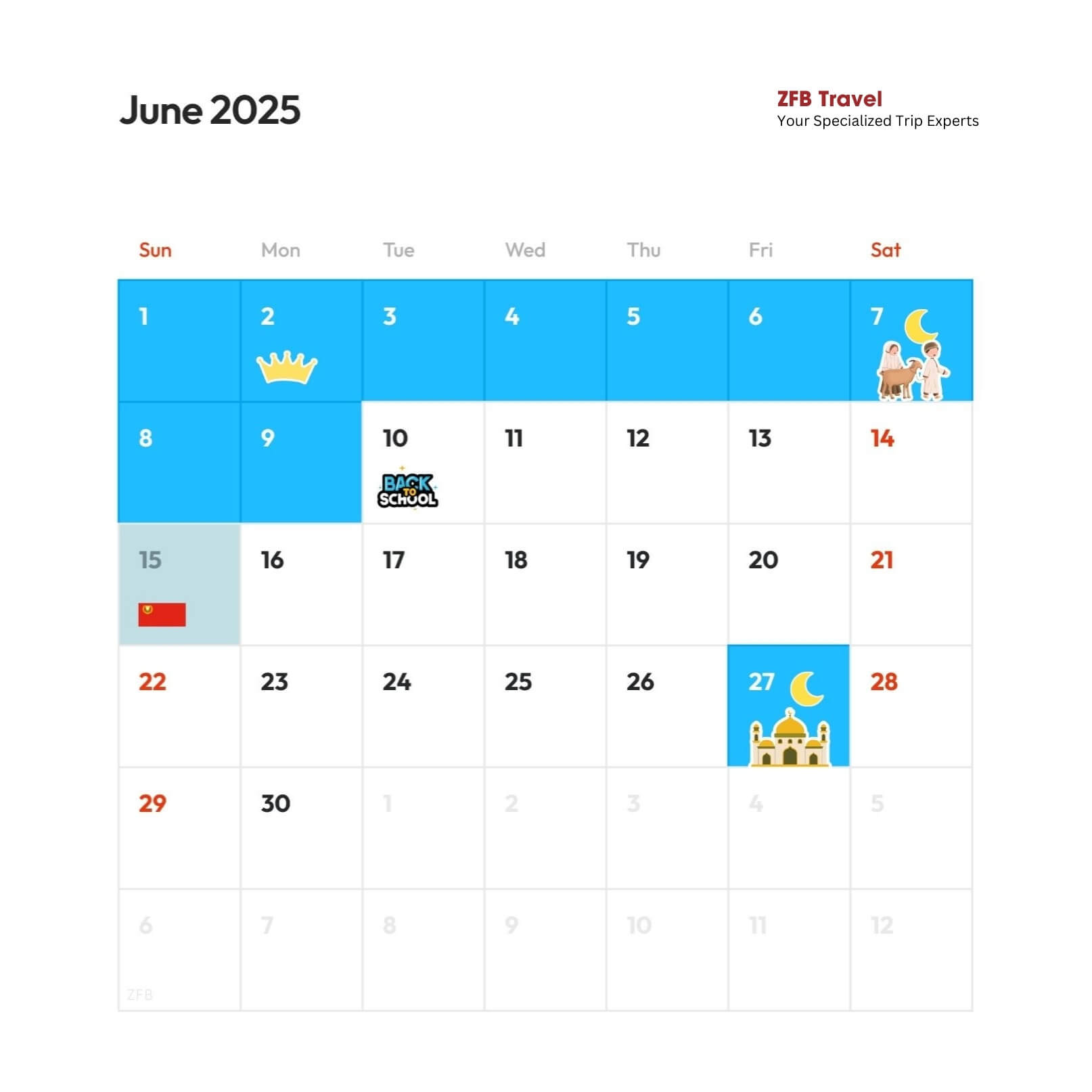 Malaysia School Holidays Calendar 2025 - Plan Your | ZFB Travel